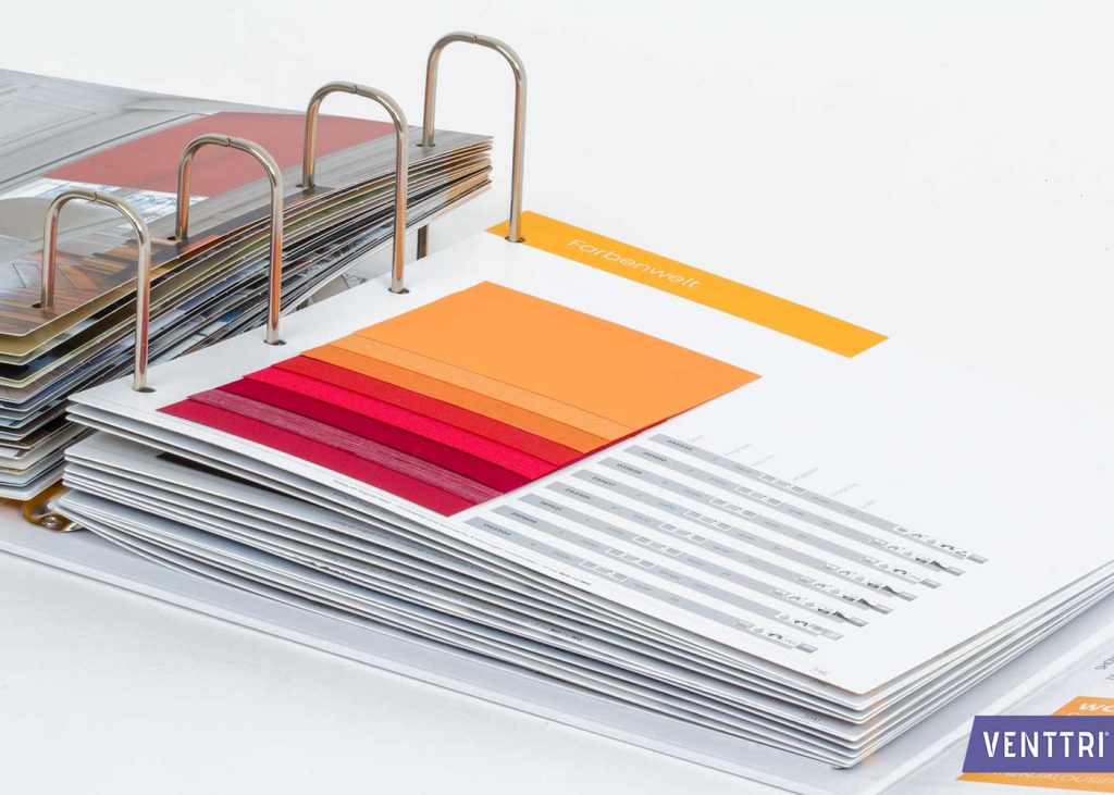 Luxe informatiemap met stevige handgreep - Venttri